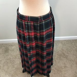 Willow Ridge | Skirts | Vintage Retro Willow Ridge Plaid Pleated Skirt ...